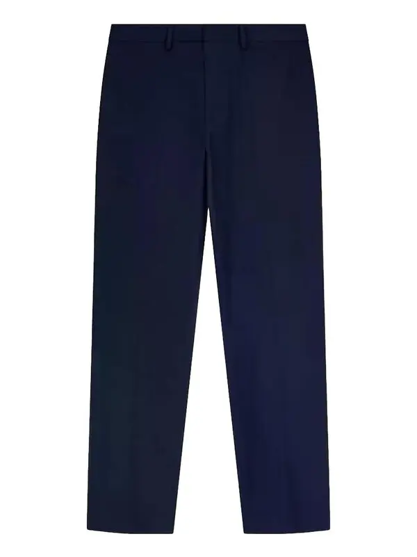 Armani Exchange Pressed-crease Tailored Trousers - Blue