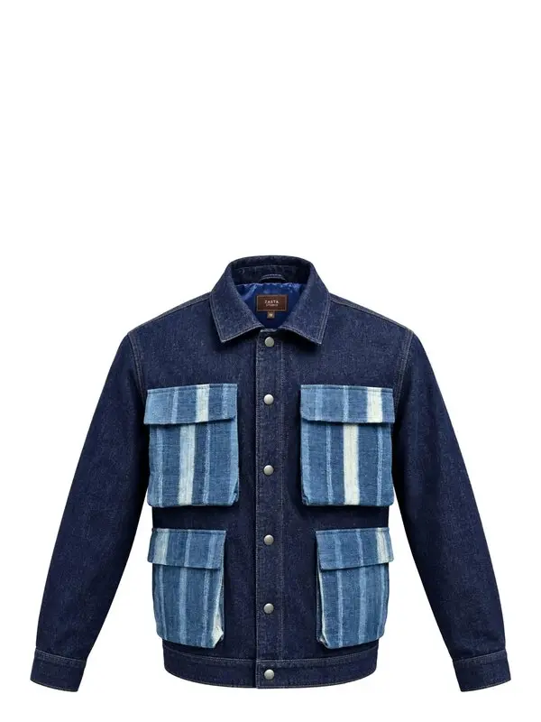 ZASTASTUDIO Blended Denim Article Jacket - Blue