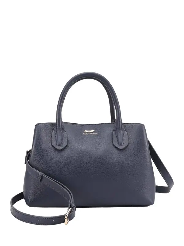 Paul Costelloe Lievin Leather Multiway Shoulder Bag - Blue