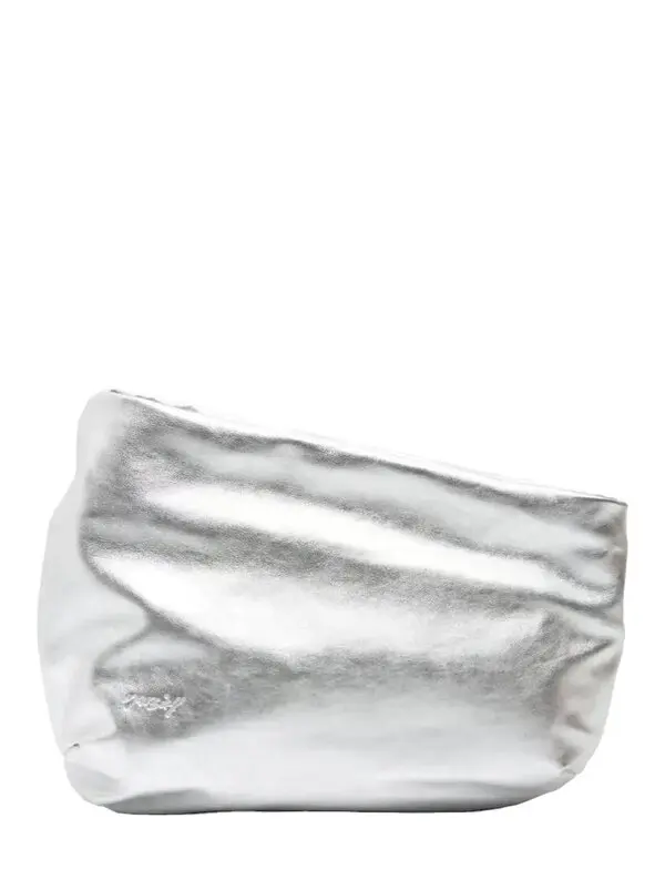 Marsèll Fanta Metallic-effect Clutch Bag - Silver