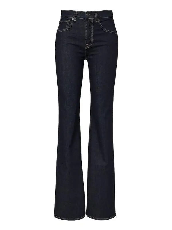 NILI LOTAN Celia Flared Jeans - Blue