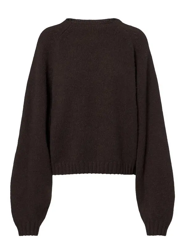 Khaite Simone Cashmere Sweater - Brown