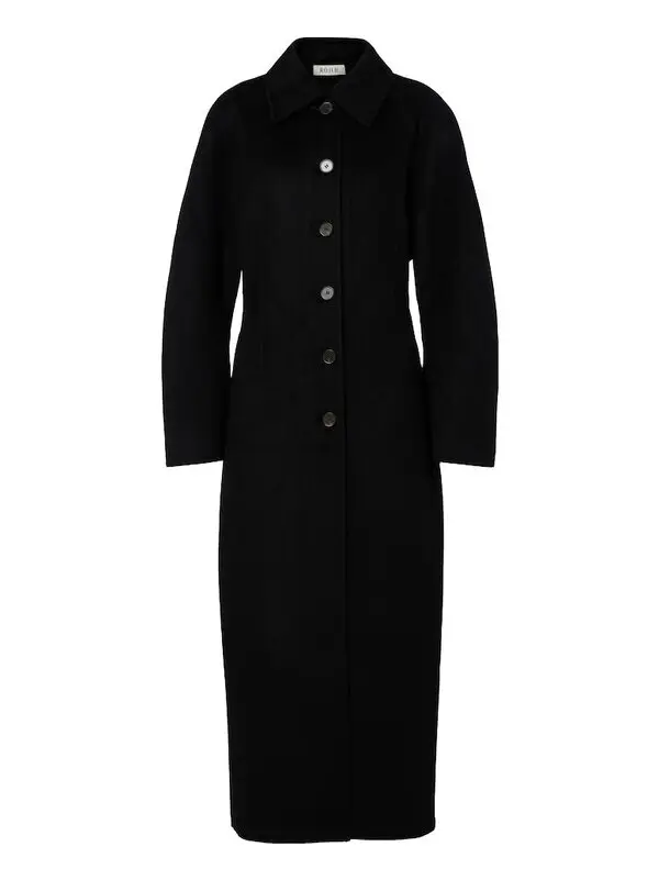 RÓHE Wool And Cashmere Coat - Black