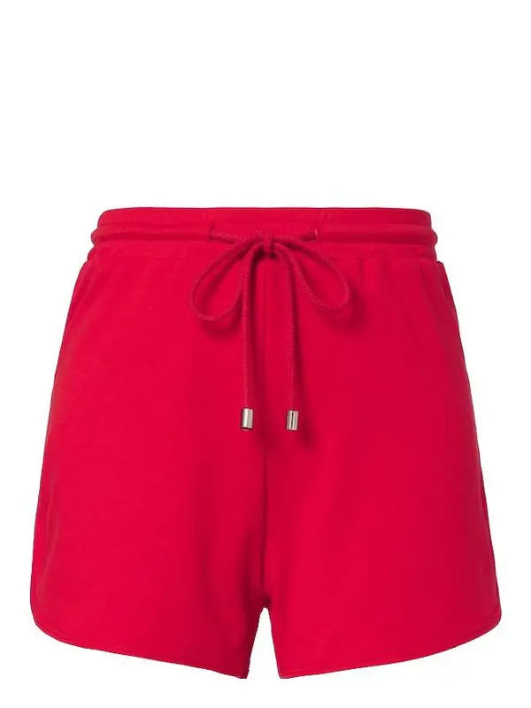 NORBA Julia Cotton Jersey Shorts - Red