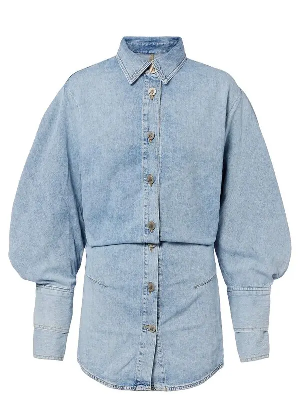 Attico Denim Minidress - Blue