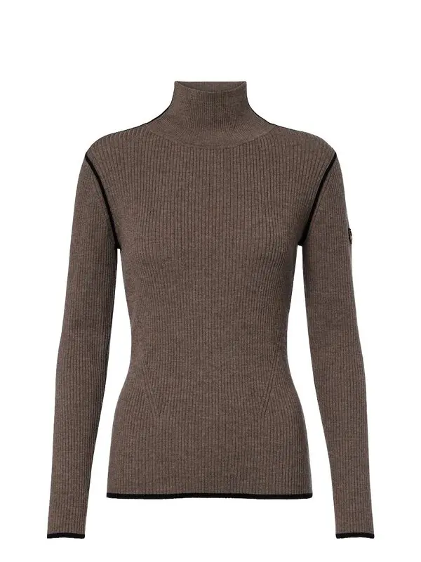 Toni Sailer Vinny Ribbed-knit Wool Ski Top - Beige