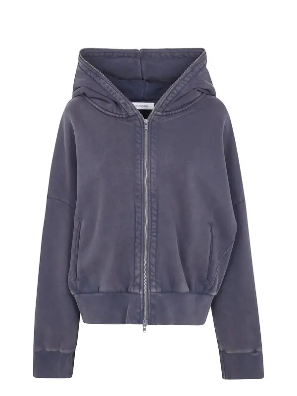 ENTIRE STUDIOS Sweatshirt Zip Eternal Zip - Black