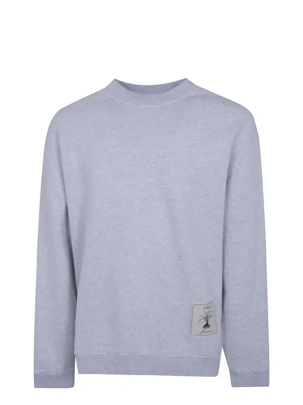 Jacquemus Sweatshirt Round Neck "le Sweatshirt Torneo - Gray