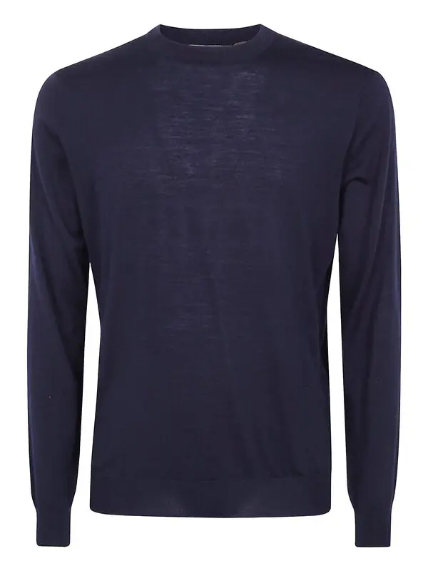 FILIPPO DE LAURENTIIS Round Neck Sweater - Blue