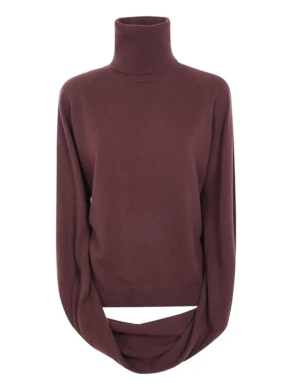 UMA WANG Wrap Top "wrap Top - Brown