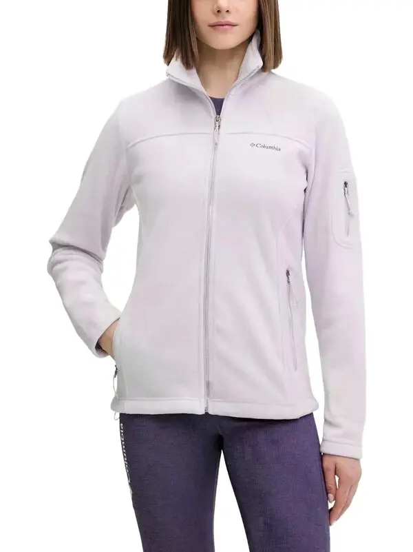 Columbia Fast Trek Zipped Fleece Track Jacket - Purple