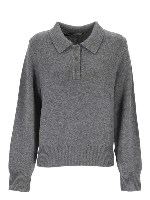 Almada Label Gine Button-fastening Polo Shirt - Grey
