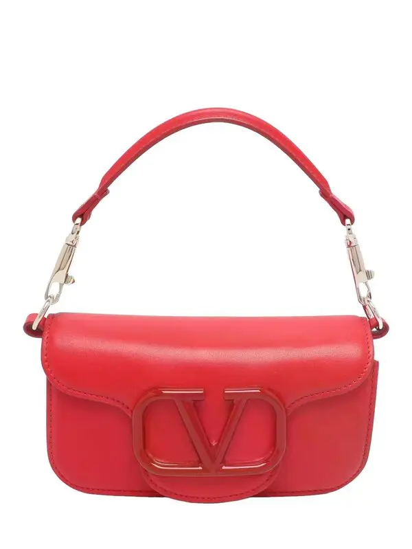 Valentino Garavani Loco Vlogo Signature Clutch Bag - Red