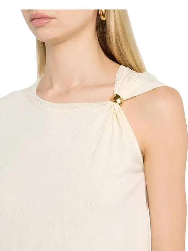 Altuzarra Rinaldi Knit Asymmetric Top - Ivory