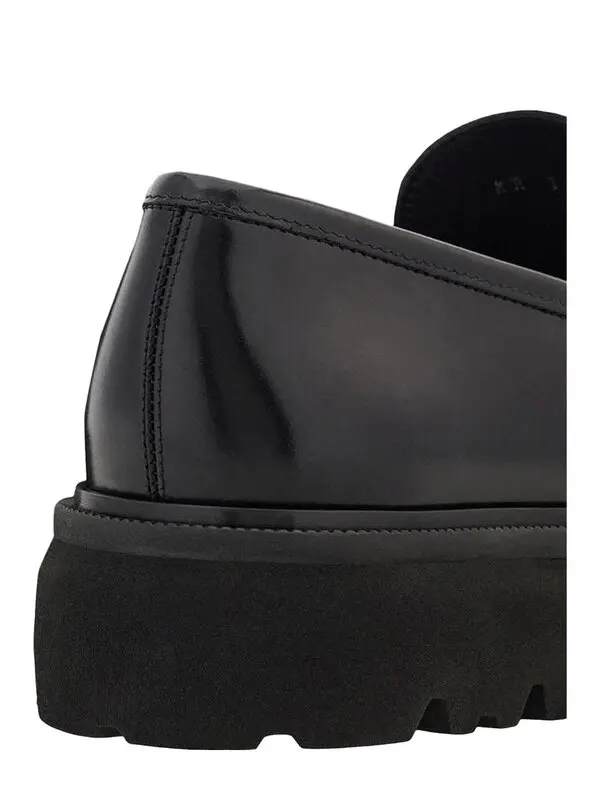 FERRAGAMO Apos;s Patent Leather Lug-sole Loafers - Nero