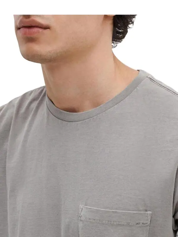 Rag & Bone Apos;s Cotton Garment-dyed Pocket T-shirt - Granite