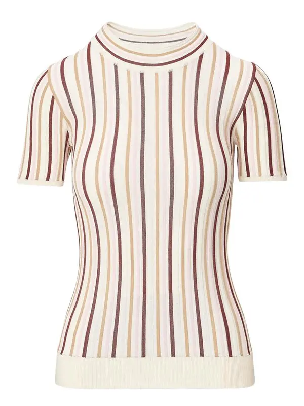 Rag & Bone Victoria Short-sleeve Crewneck Tee - Pnkmt