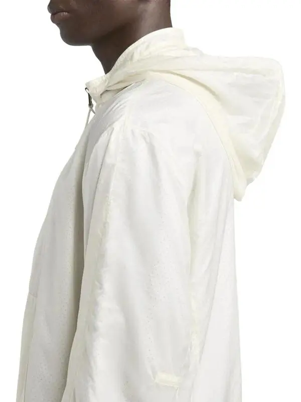 TOM FORD Apos;s Sheer Nylon Half-zip Hoodie - Ecru