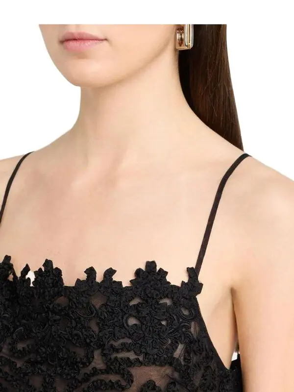 Kobi Halperin Giselle Square-neck Ribbon Blouse - Black