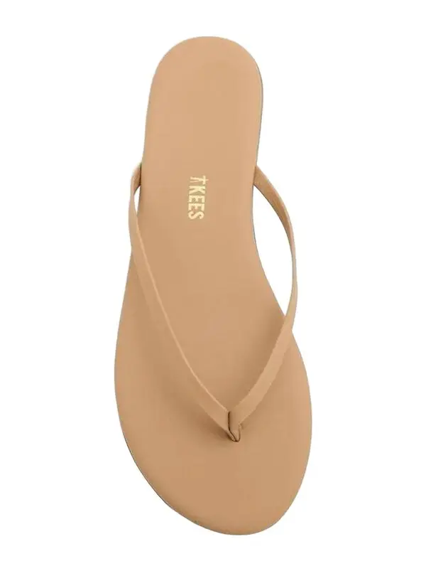 Tkees Lily Leather Flat Thong Sandals - Cocobutter