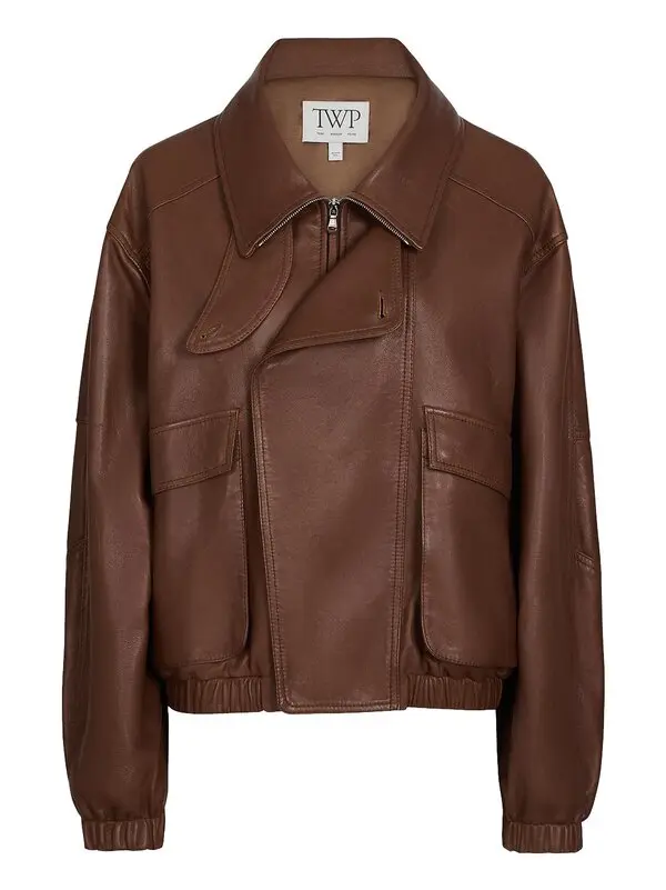 TWP Hunter Leather Jacket - Bison