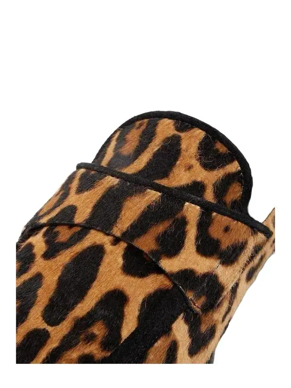 Dolce & Gabbana Apos;s -effect Pony Slippers - Leopard