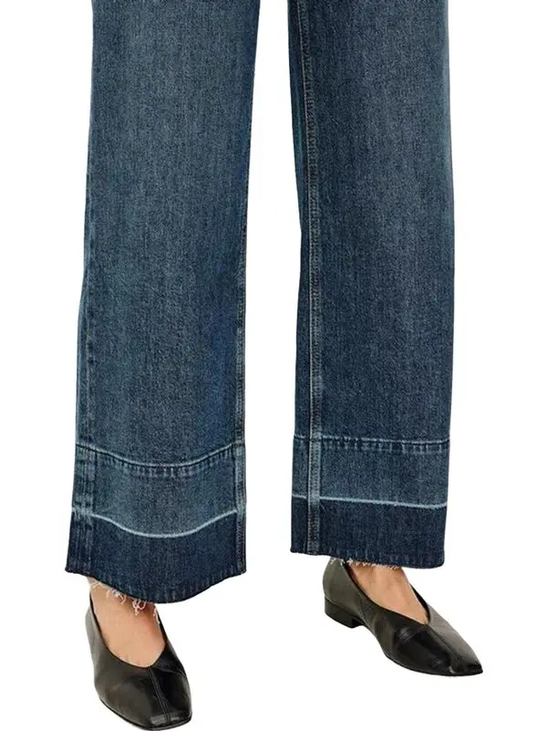 Rails Getty Crop Wide-leg Jeans - Creekside