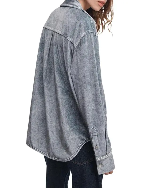 Rag & Bone Connie Miramar Velvet Shirt - Wingate
