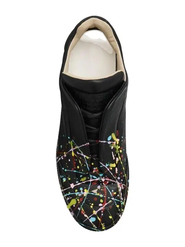 MAISON MARGIELA Future Leather Low-top Sneakers - Black/mult