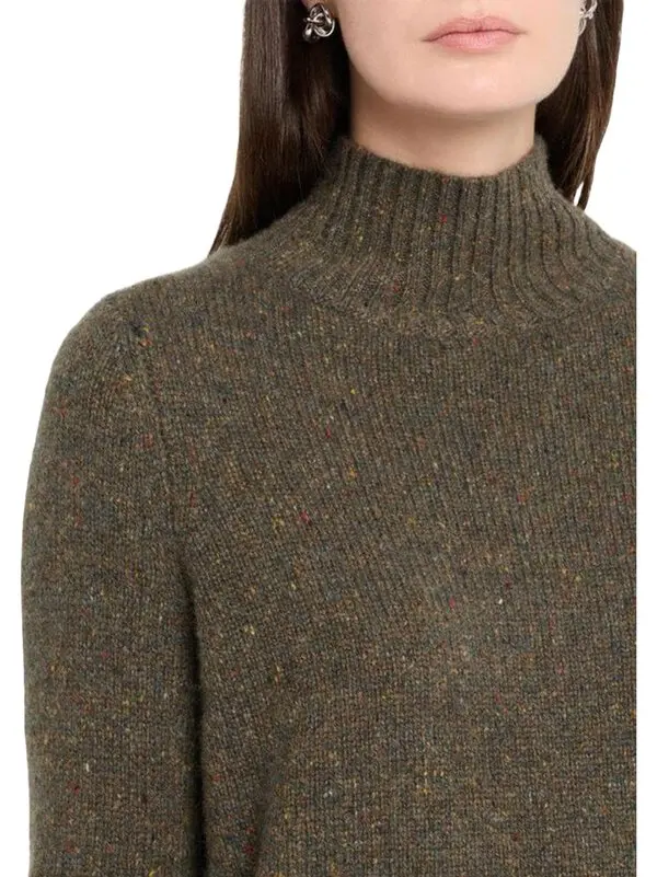 Autumn Cashmere Cashmere Mock-neck Donegal Sweater - Hazel