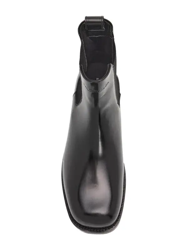 Balenciaga Apos;s Comfy Leather Chelsea Boots - Black