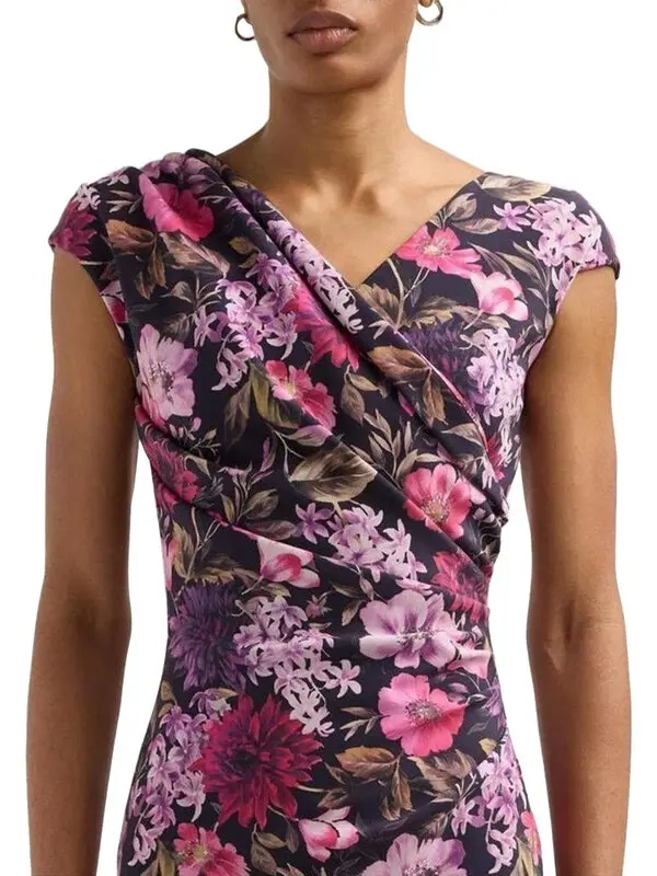 Chiara Boni La Petite Robe Dids Floral Jersey Midi Dress - Danielle