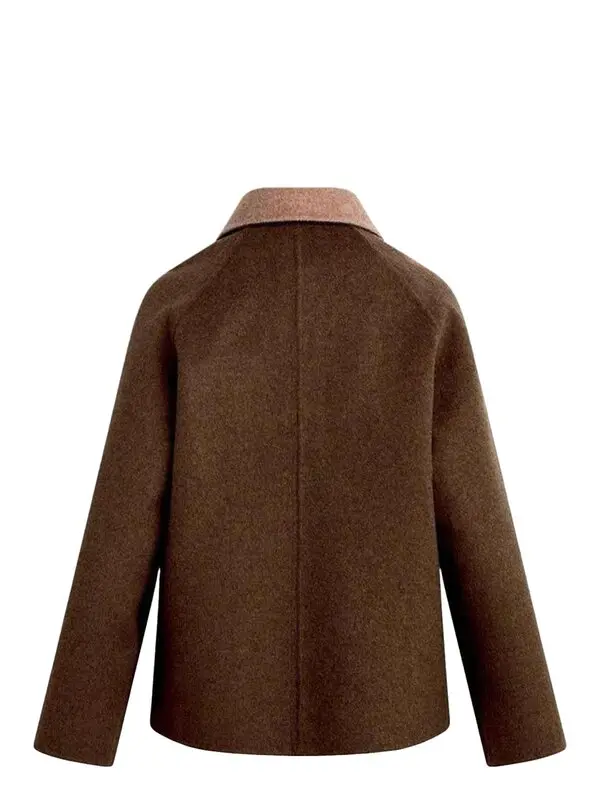 FAVORITE DAUGHTER The Cameron Two-tone Coat - Stone