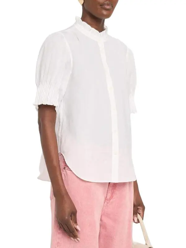 Rag & Bone Dakota Cotton Shirt - Bone