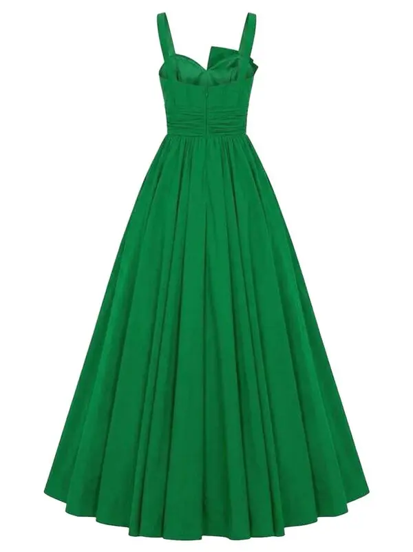 Mac Duggal Sweetheart Bow-front Faille Gown - Spring Gre