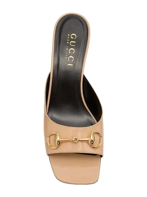 Gucci 55mm Signora Leather Mules - Rose