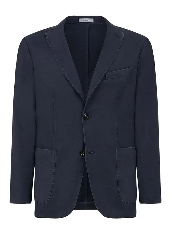 Boglioli Apos;s Wool European Fit K-jacket - Navy