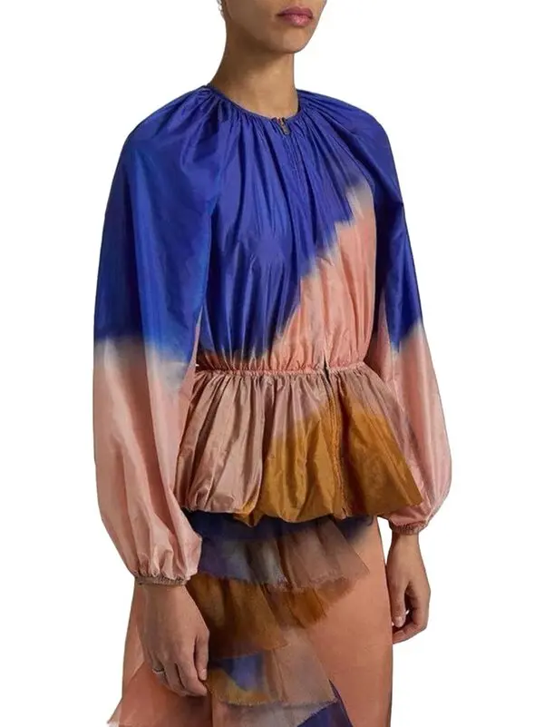 Ulla Johnson X Helen Frankenthaler Rana Peplum Jacket - Moontide