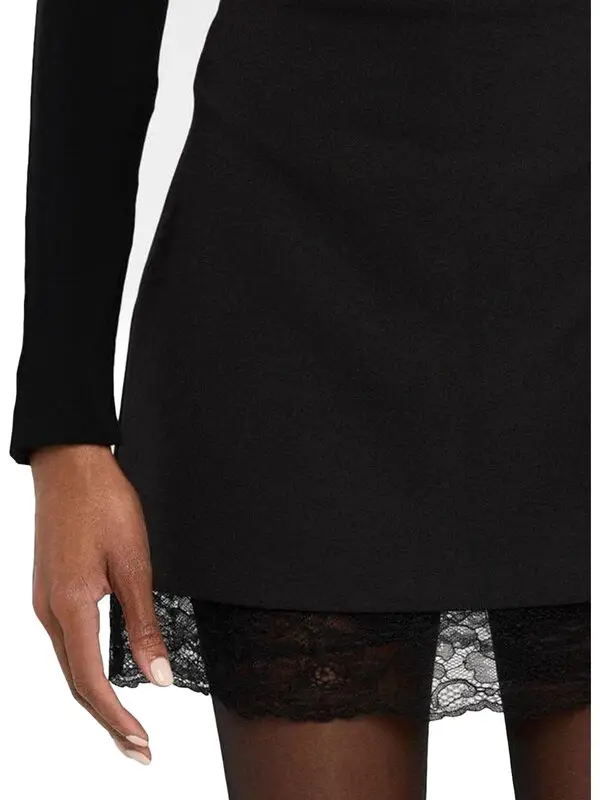 TOCCIN Leland Lace Combo Mini Skirt - Jejet