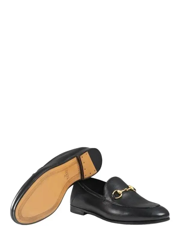 Gucci Brixton Leather Horsebit Loafers - Black