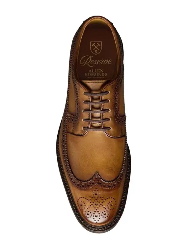 Allen Edmonds Apos;s Mason Reserve Brogue Leather Wingtip Derby Shoes - Walnut