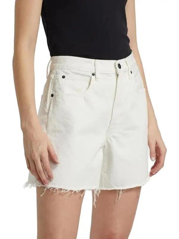 SLVRLAKE Sienna Denim Shorts - Natural Wh