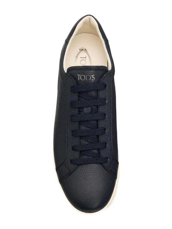 TOD & APOS;S Apos;s Allacciata Casse Leather Low-top Sneakers - Blu