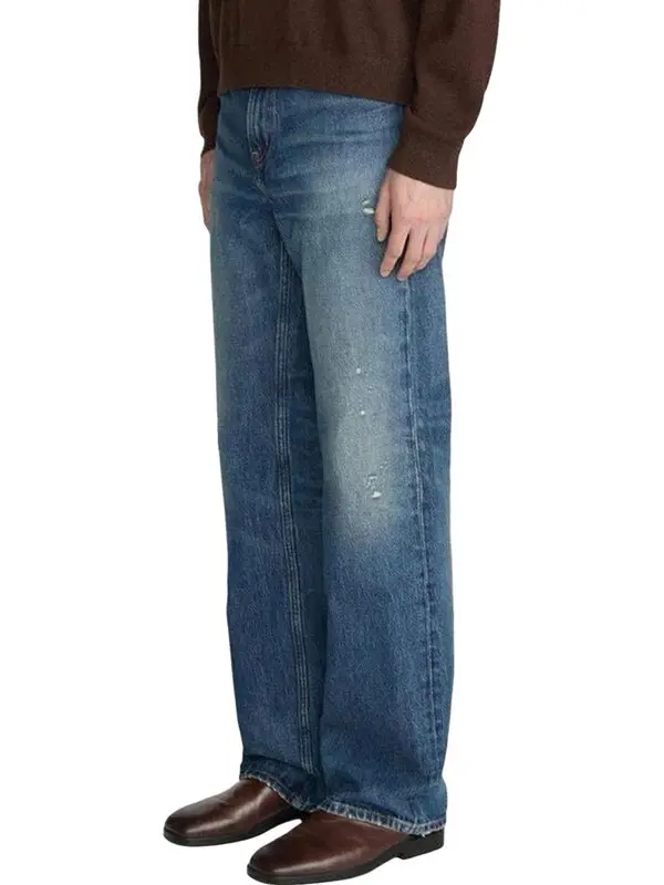 FRAME Apos;s D Whiskered Cotton Bootcut Jeans - Adventure