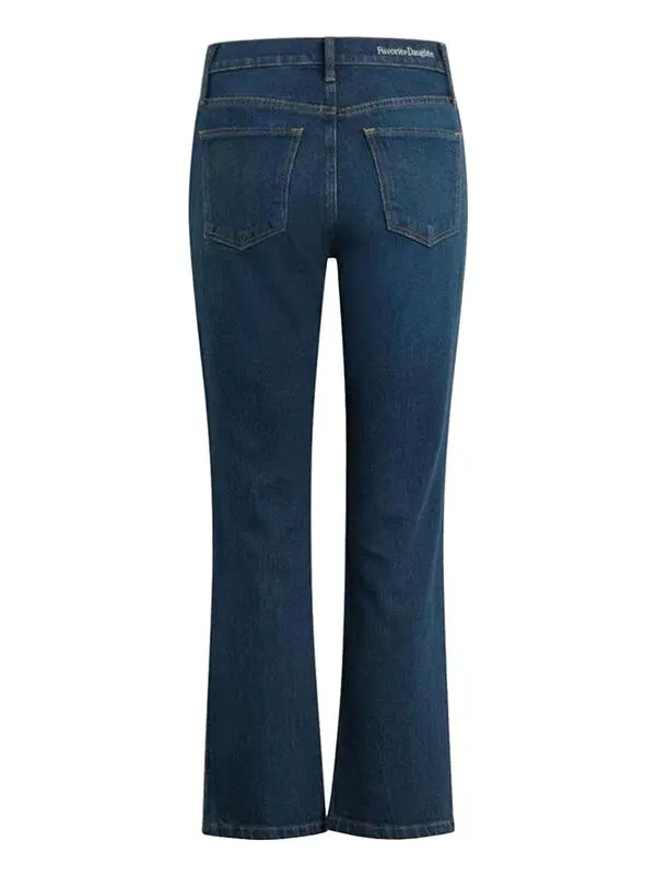 FAVORITE DAUGHTER The Dot Mid-rise Straight Denim Jeans - Adelaide