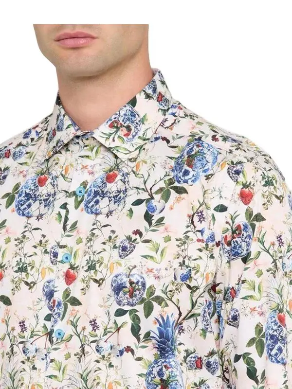 Robert Graham Apos;s Briarcliff Cotton Stretch Floral Sport Shirt - Multi