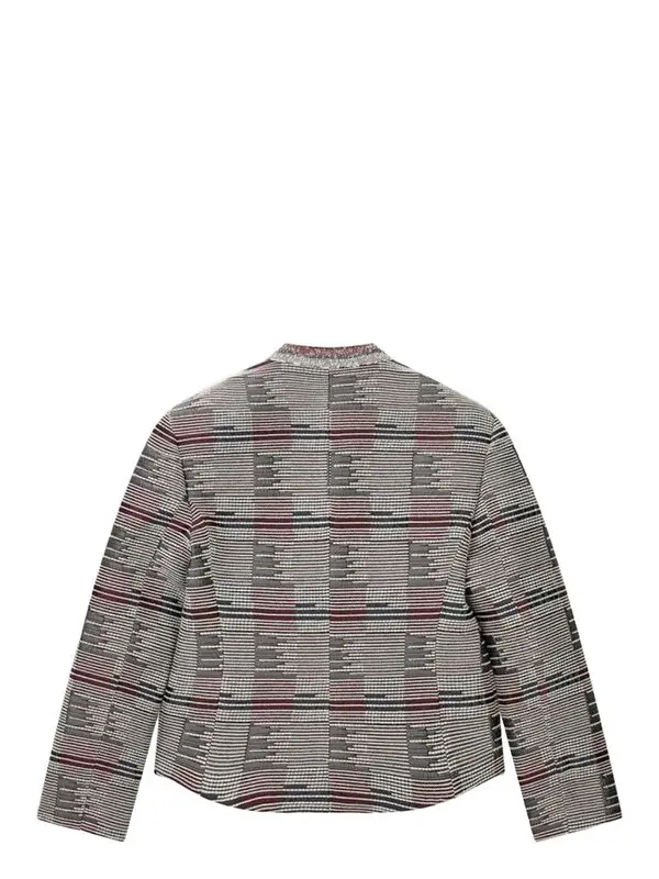 Emporio Armani Geometric Jacquard Blazer - Multi