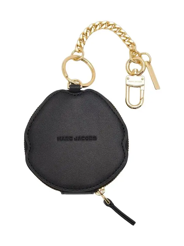 Marc Jacobs The Cookie Logo Lip Kiss Pouch Bag - Black