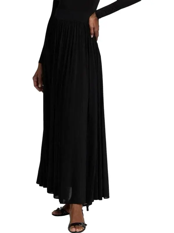 Zimmermann Gathered Maxi Skirt - Black