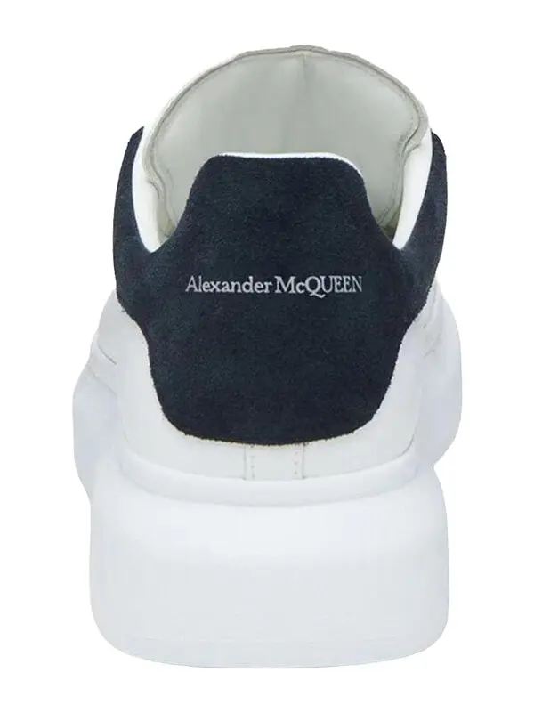 Alexander McQueen Apos;s Leather And Suede Oversized Sneakers - White/blue Grey